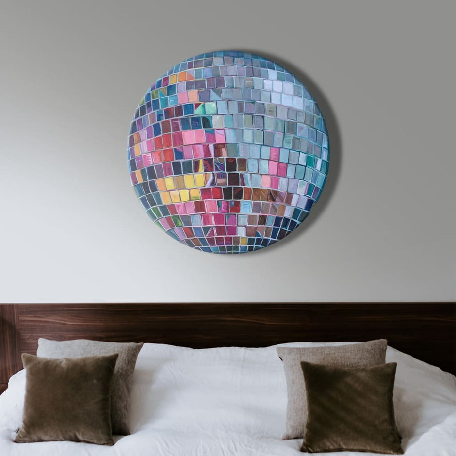 Round Canvas Wall Art Paintings | Perfect Circular Paintings | Aesthesy