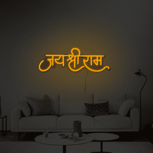 Buy Jai Shri Ram Neon Signs Online – Aesthesy
