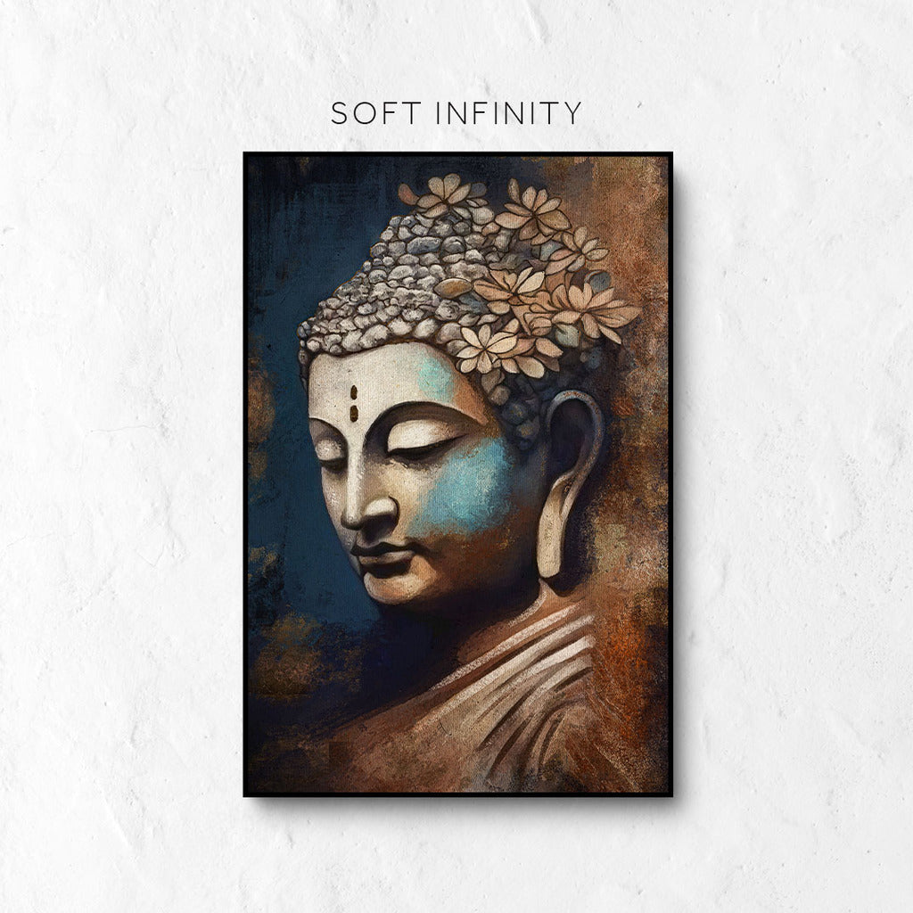 Shop Buddha Soft Infinity Canvas Wall Artwork Online – Aesthesy