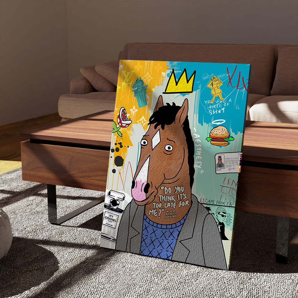 Buy BoJack Horseman Canvas Wall Art Painting – Aesthesy