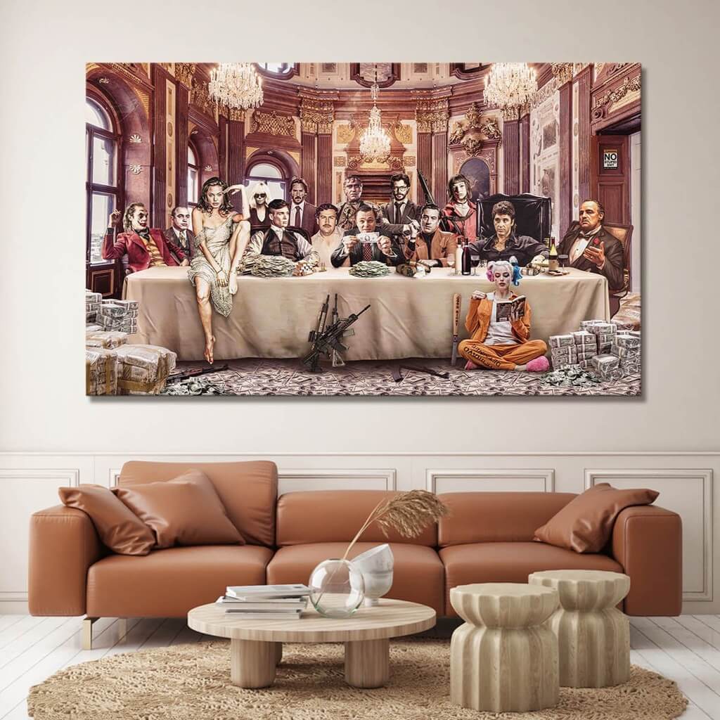 Buy The Dinner Table Canvas Wall Artwork Online – Aesthesy
