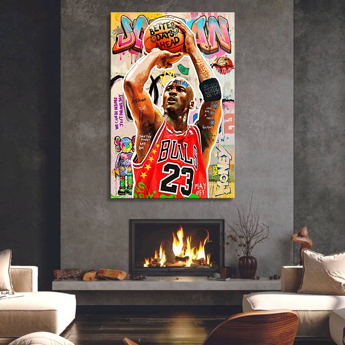 Buy Michael Jordan Canvas Wall Art - Motivational Wall Art – Aesthesy