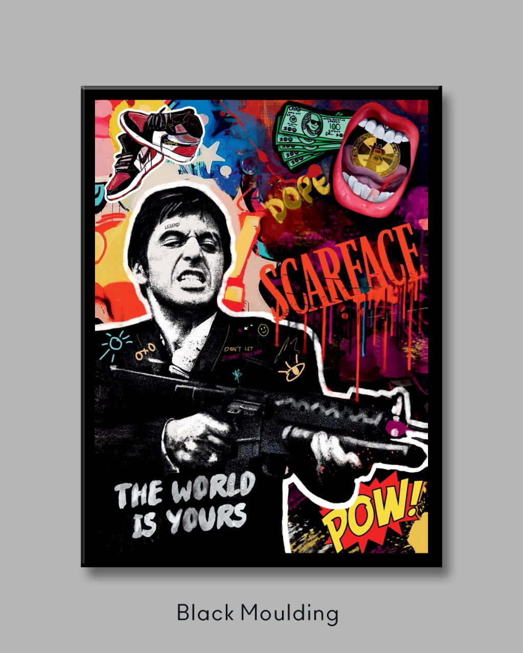 Buy Scarface The World Is Yours Canvas Wall Art Painting – Aesthesy